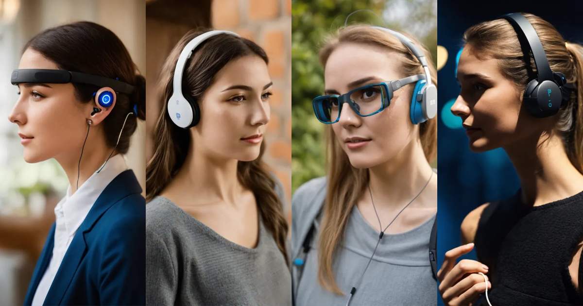 Lexica - Smart elegant small headband on partially sighted individual ...