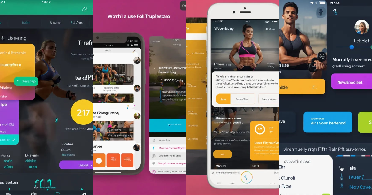 Lexica - "Design a user-friendly mobile app layout for FitVerify, a ...