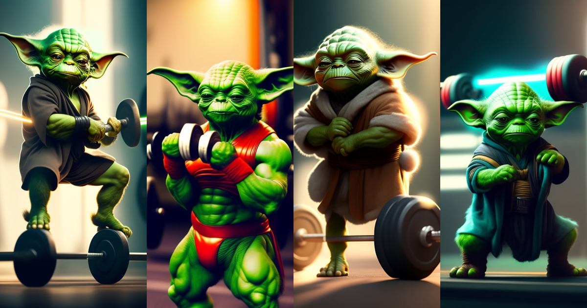 Lexica - Weight-lifting yoda using the force