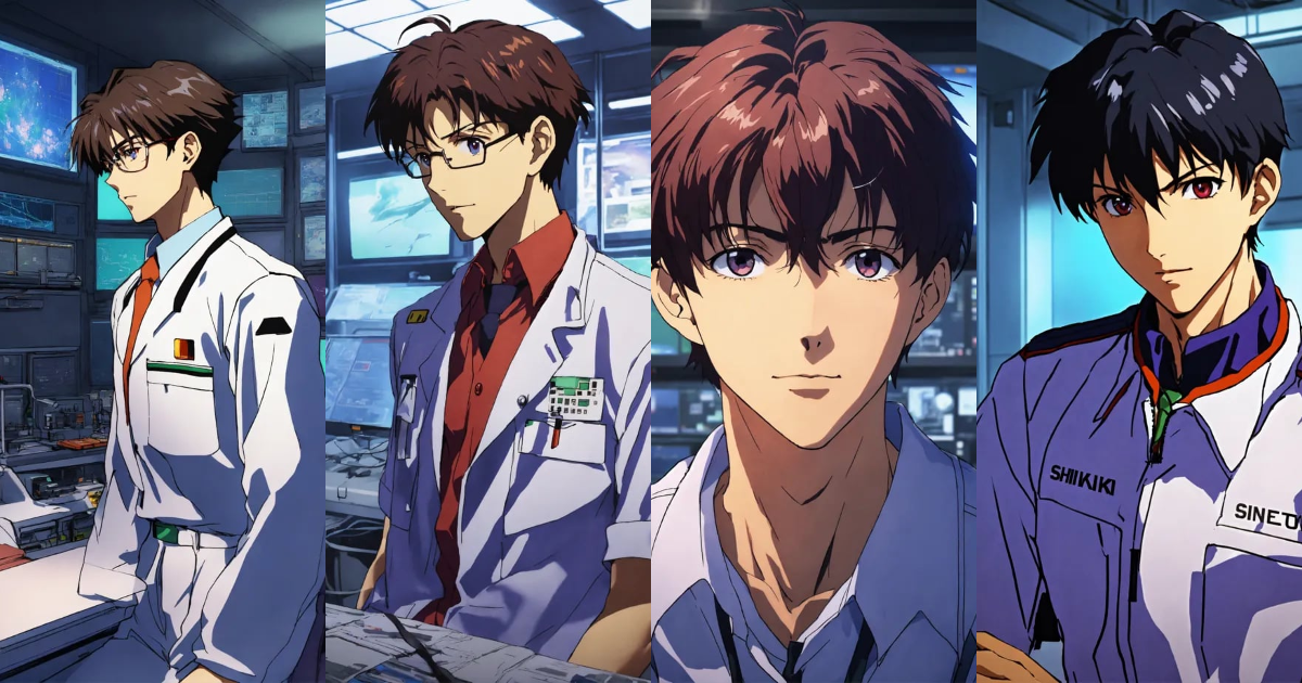 Lexica - Portrait of Shinji Ikari from Neon Genesis Evangelion, inside ...