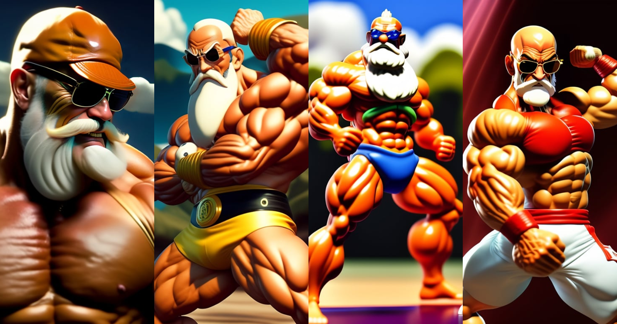 Lexica - Master Roshi muscle flex