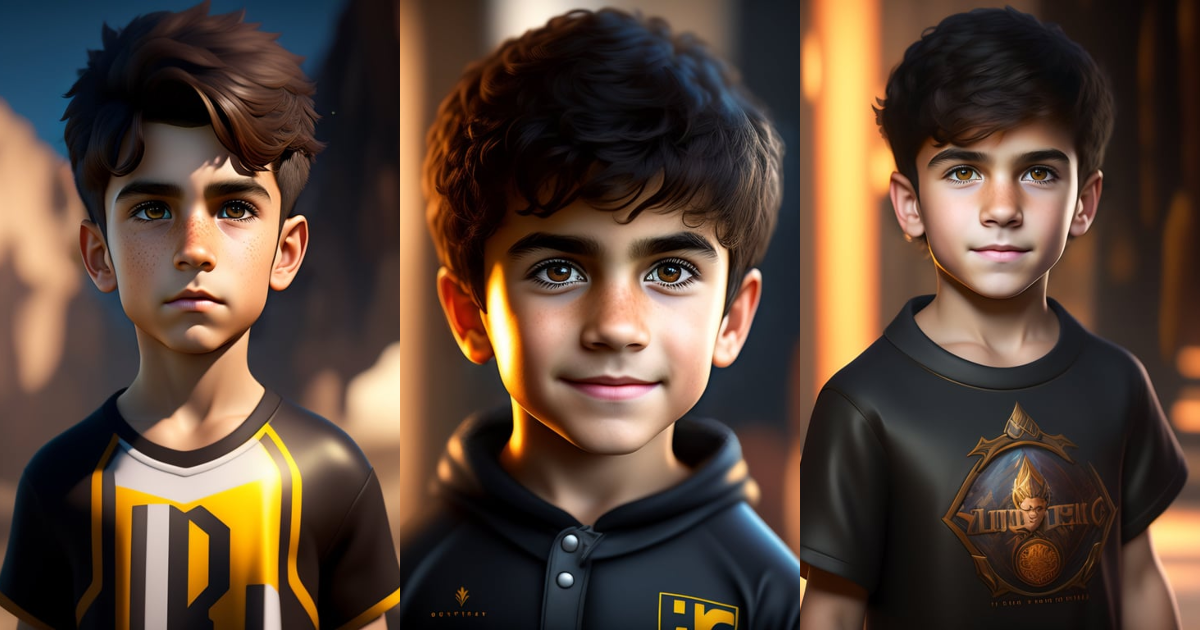 Lexica - An epic fantasy comic book style portrait painting of a young ...