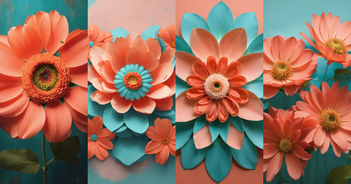 Lexica - 1 simple flower with 9 big petals around the heart of the ...