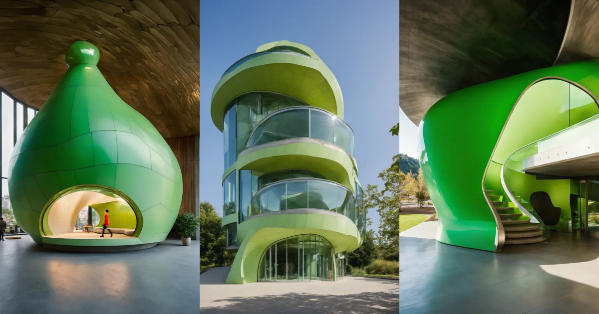 Lexica - A contemporary architectural building in the shape of a snail ...