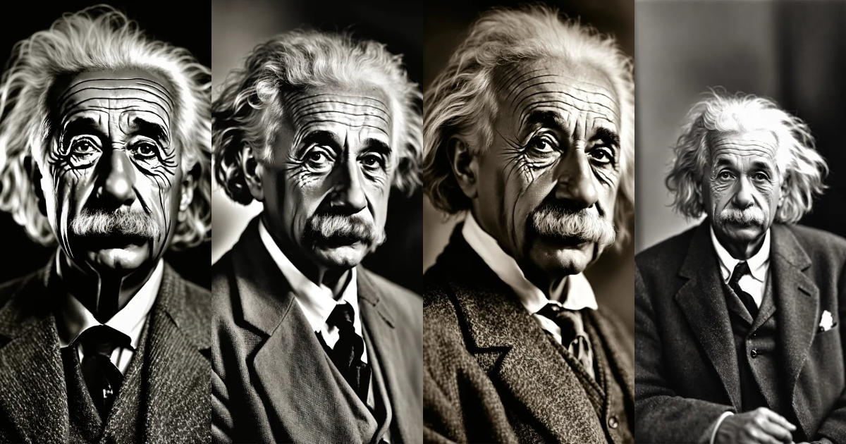 Lexica - The image captures the essence of Albert Einstein, the ...