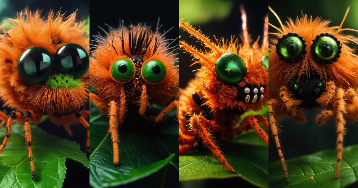 Lexica - A close up of a cater bug on a leaf with a black background ...