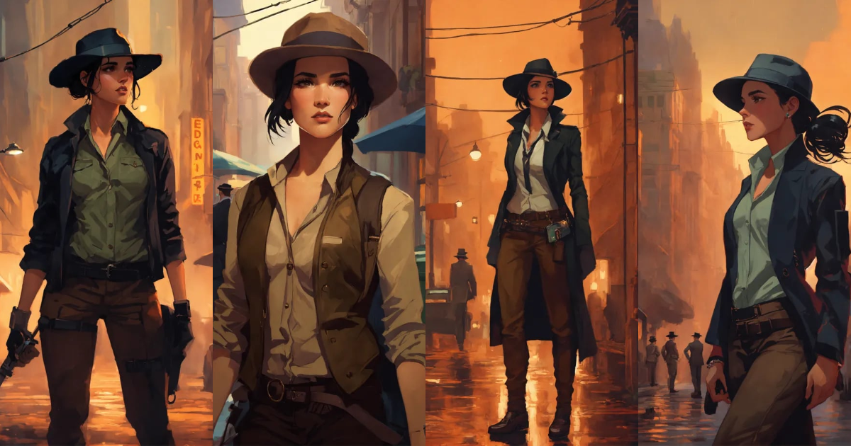 Lexica - Highly detailed portrait of a sewer emo punk lady mercenary ...