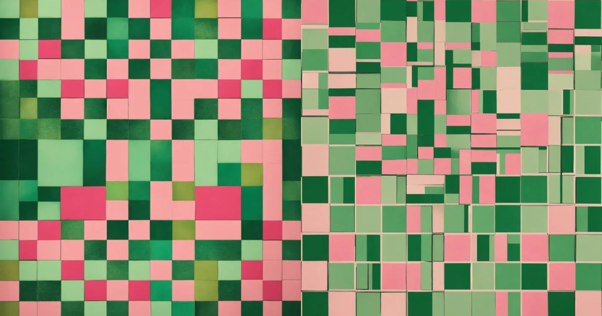 Lexica - Surreal checkerboard pattern design with vintage accents ...