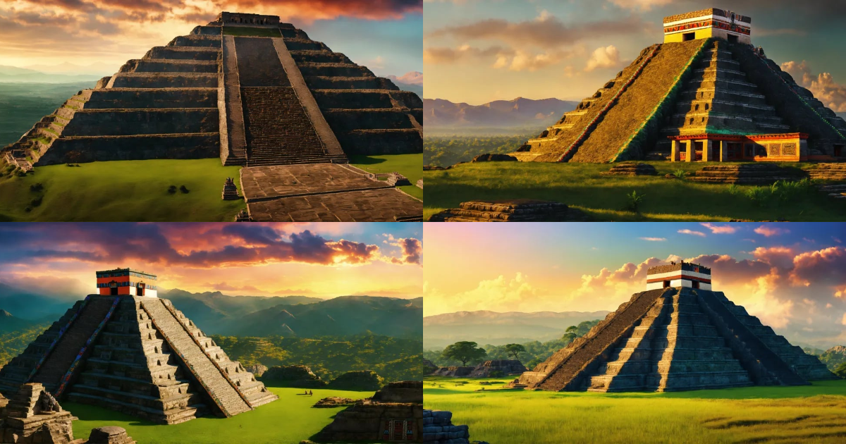 Lexica - Majestic nezahualcoyotl emperor, vibrant, ((overlooking his ...