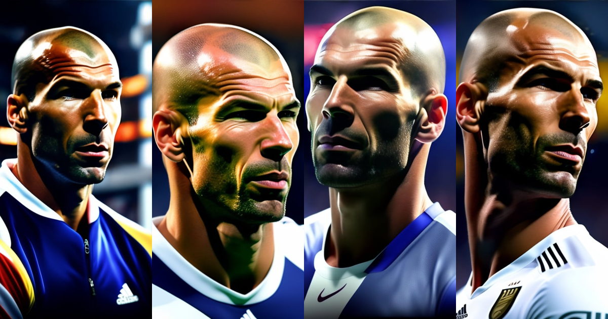 Lexica - Zinedine zidane in 3d high definition style