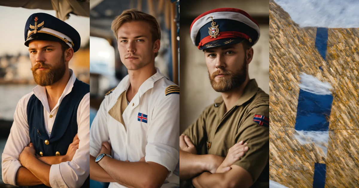 Lexica - Norwegian sailor with arms crossed