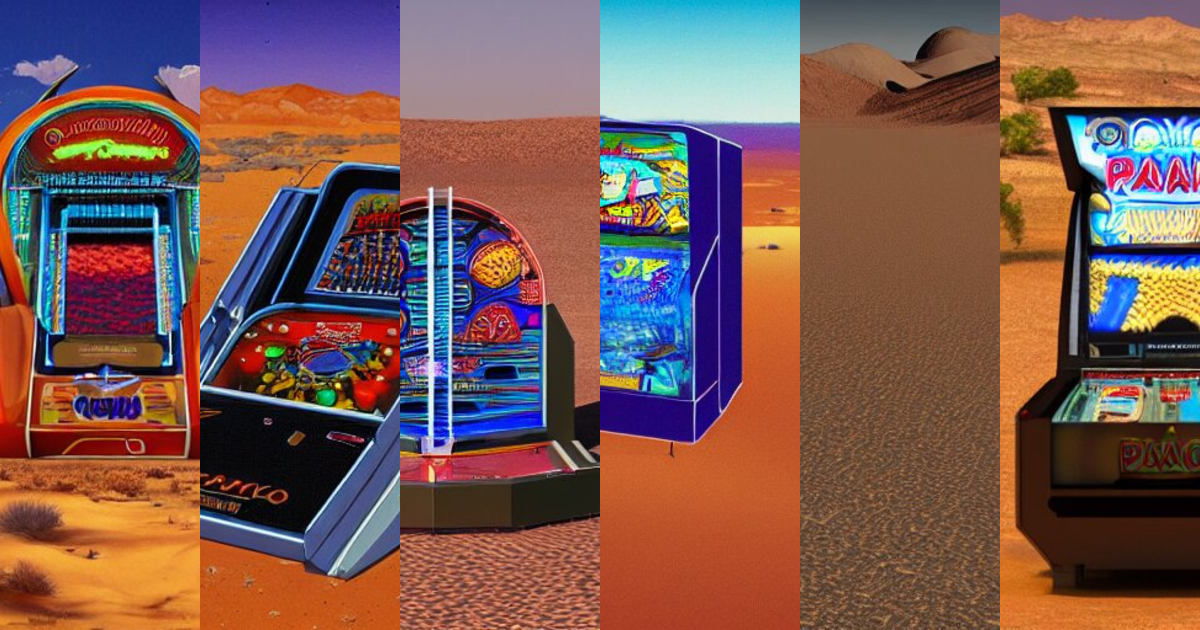 Lexica - A pachinko machine in the desert, by Jean Giraud, high quality ...