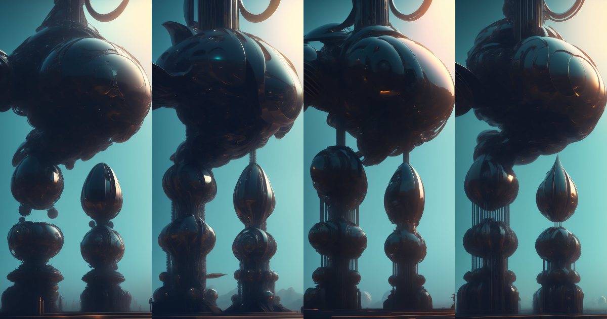 Lexica - Alien organic structure, full body cinematic style digital art ...