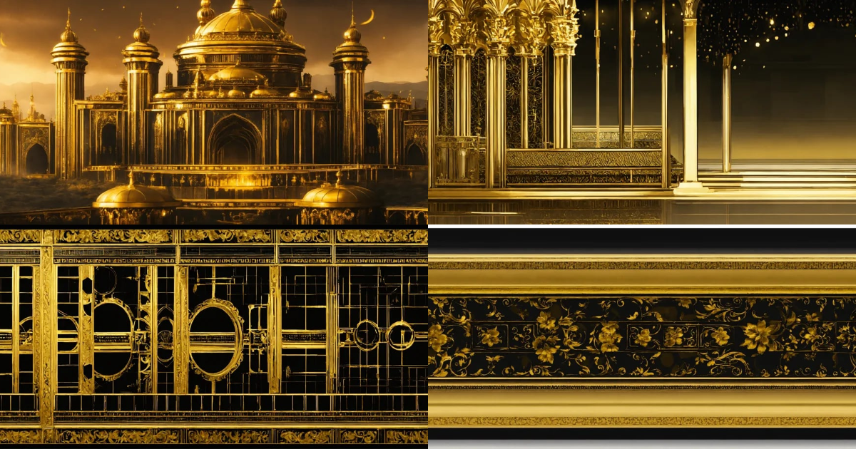 Lexica - Imperial theme in black and gold color