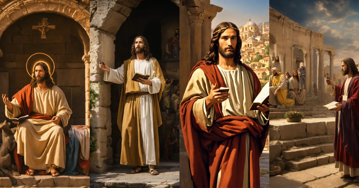 Lexica - Jesus christ spreading the word of god around the ancient ...