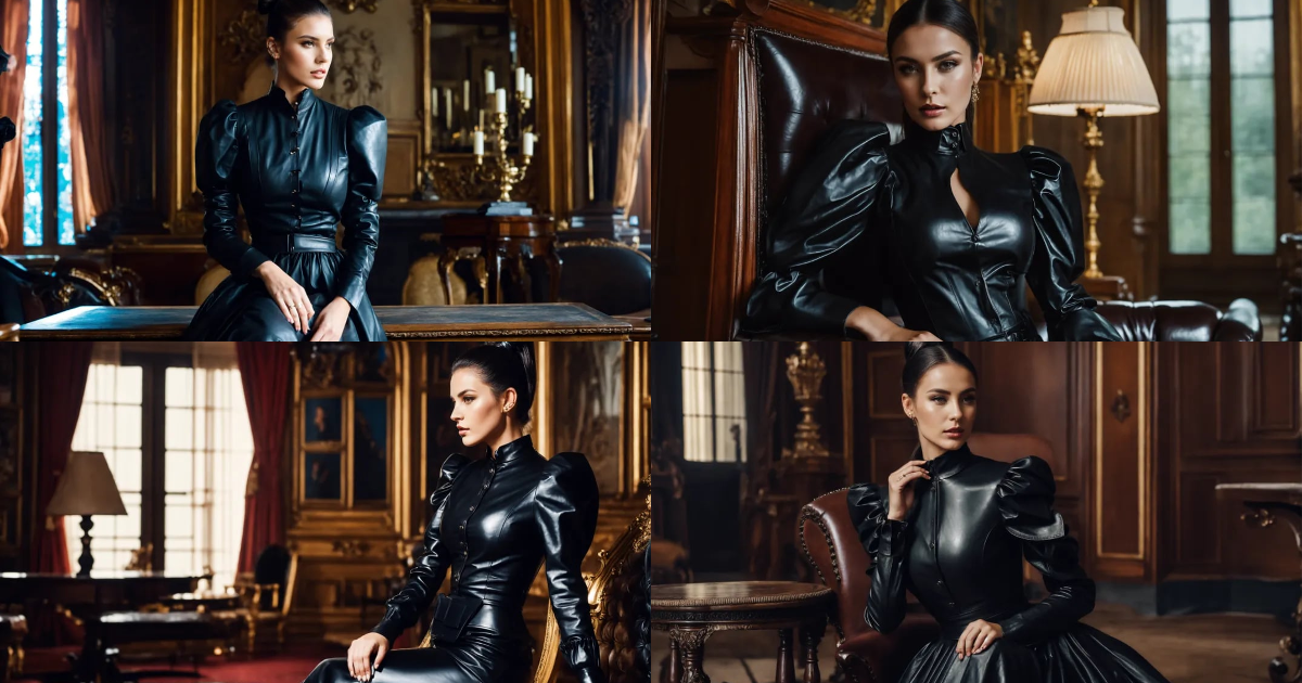 Lexica - Stunning european mistress woman fashion model sitting ...