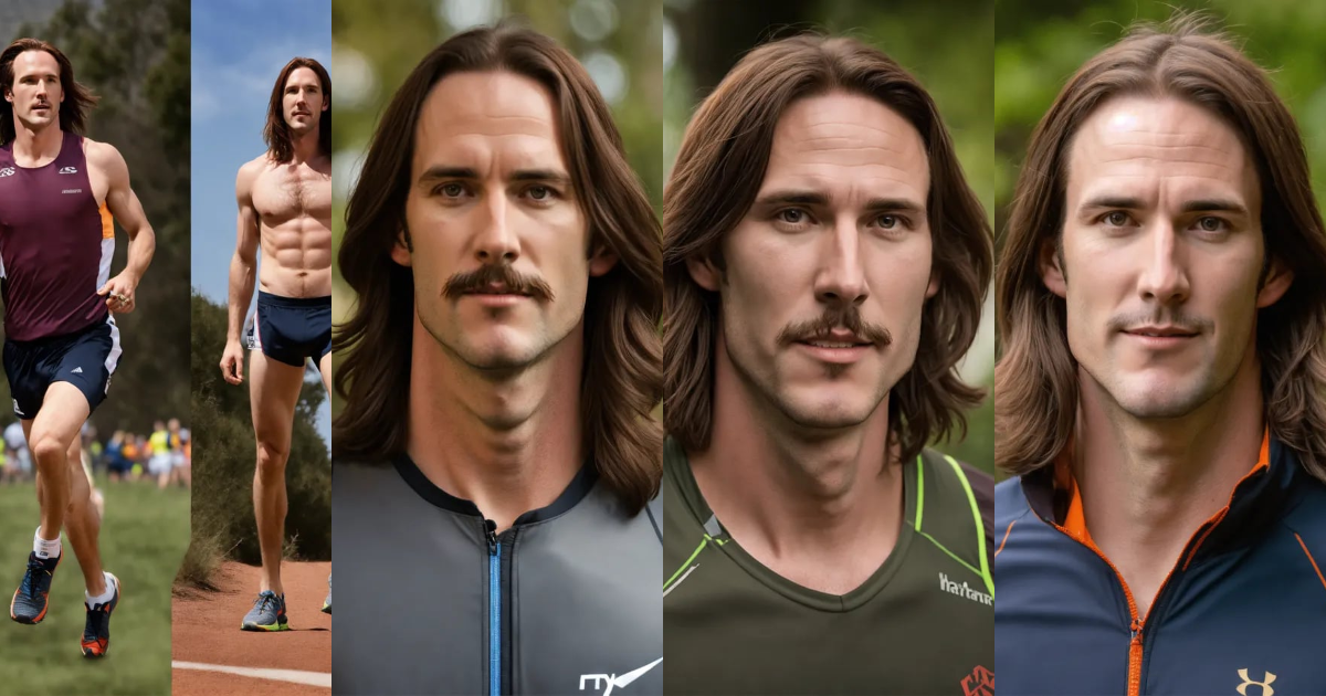 Lexica - Matt Mercer as a tall long distance runner with long straight ...