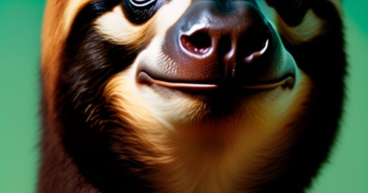 Lexica - A sloth on the cover of Vogue Magazine fashion