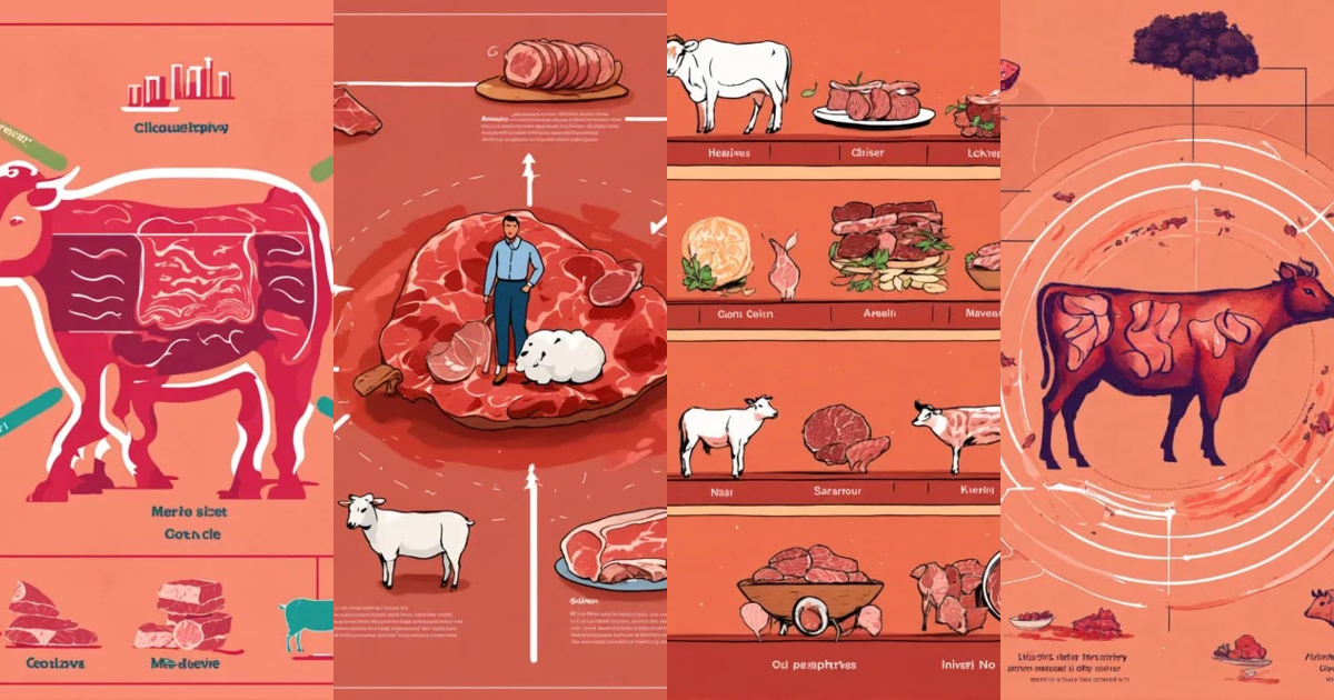 Lexica - A simple graphic representing cultivated meat startups, no text