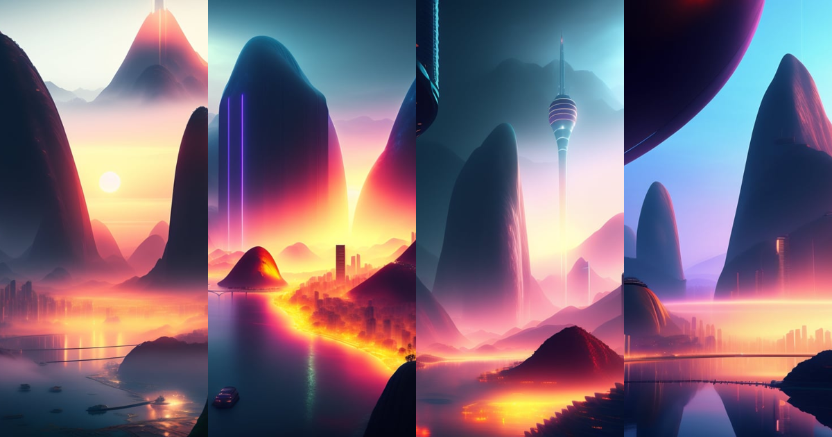 Lexica - A landscape of Rio de Janeiro in the future 2050, future ...