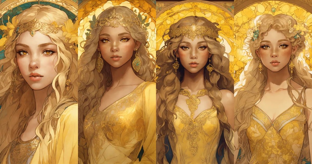 Lexica - Portrait of a young elf biracial princess with tan bronze skin ...