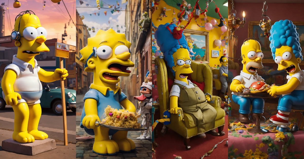 Lexica - Les simpsons jouant avec le monde comme avec des marionettes ...