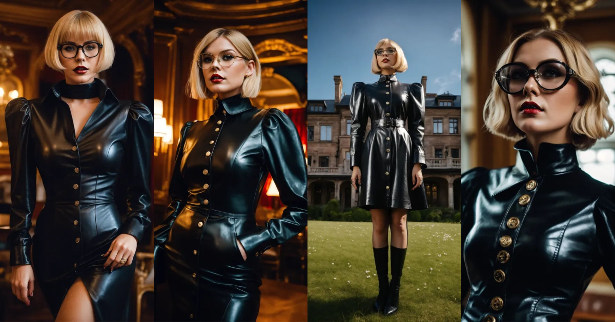 Lexica - Worm's eye view, stunning female german mistress model, strict ...