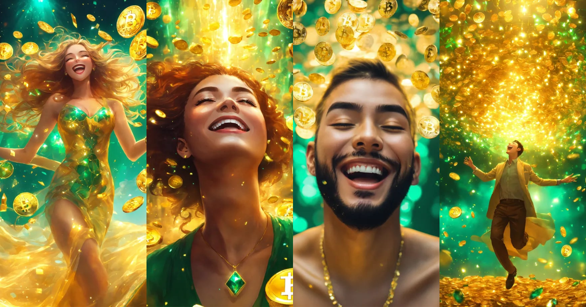 Lexica - A person with an ecstatic expression, their face radiating ...