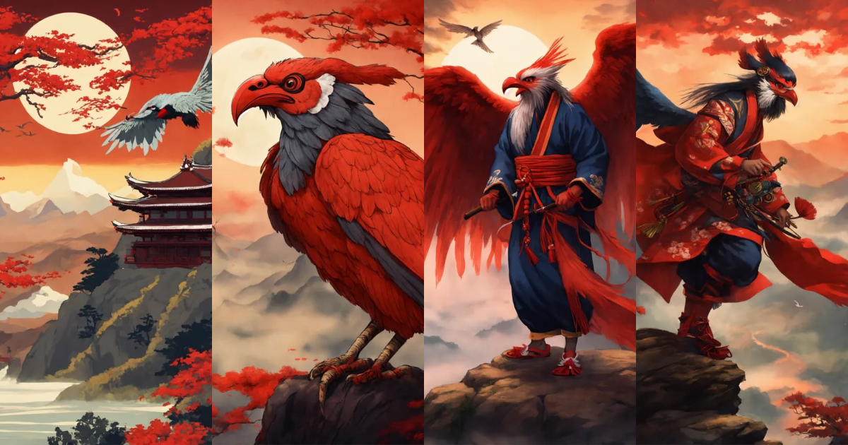 Lexica - Tengu Yokai mystérieux étrange Les Tengu sont des gobelins au ...