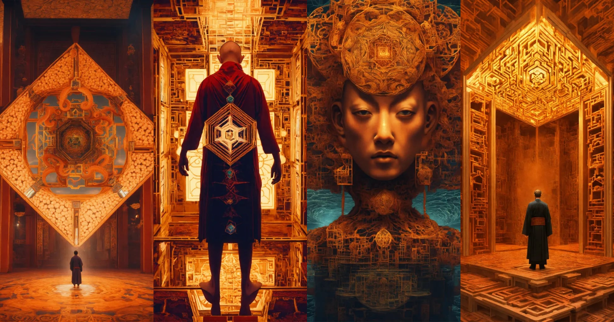 Lexica - Taoist monk octopus tesseract body fractal three point ...