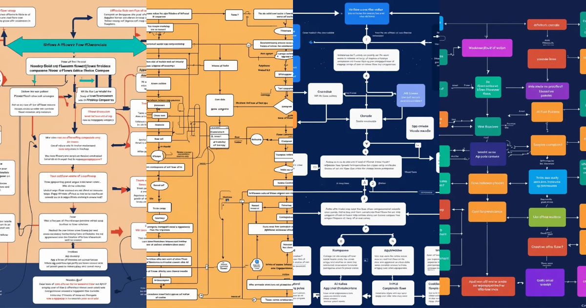 Lexica - Create a flowchart with different nodes in the flow chart ...