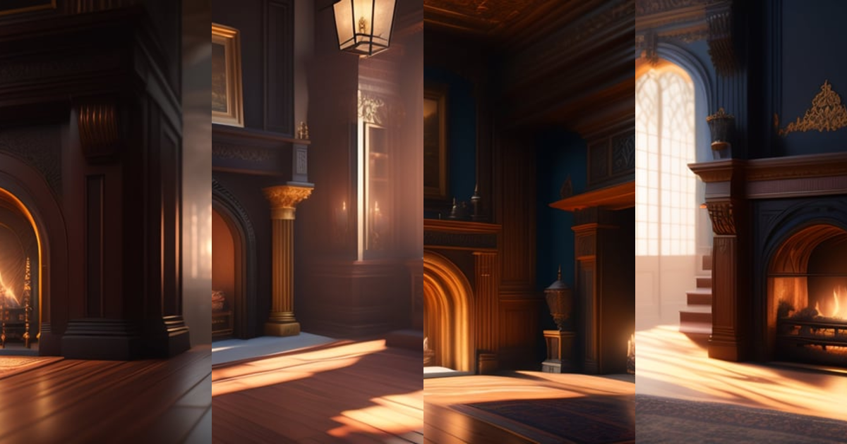 Lexica - A secret passage behind a fireplace in an old victorian ...