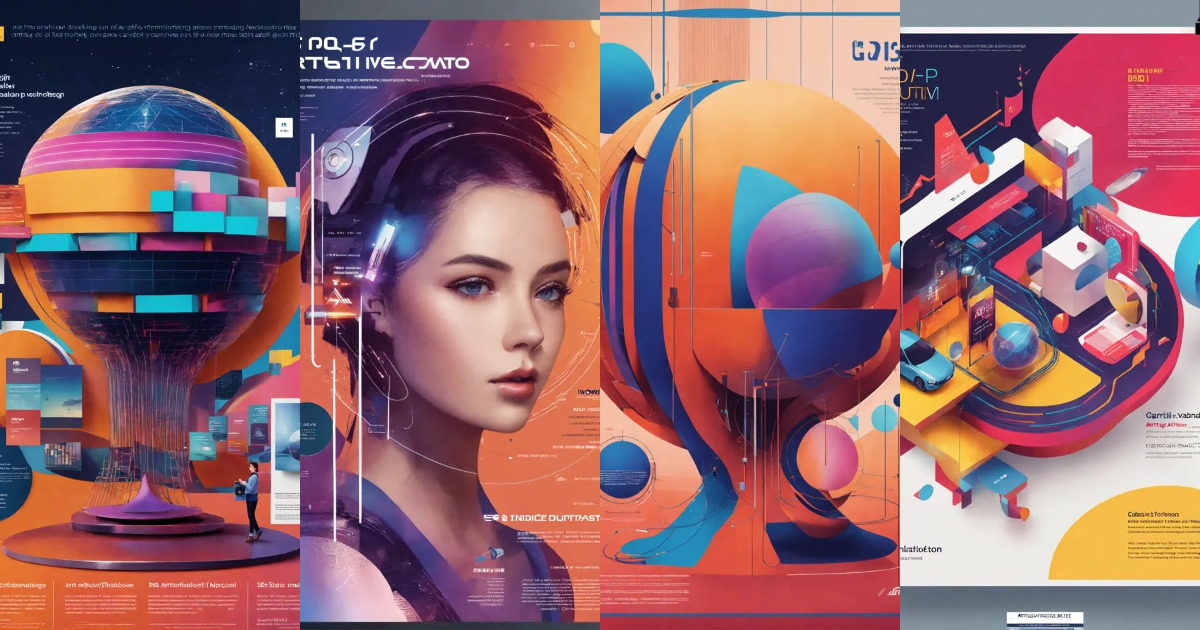 Lexica - Poster design with information, futuristic and minimalist ...