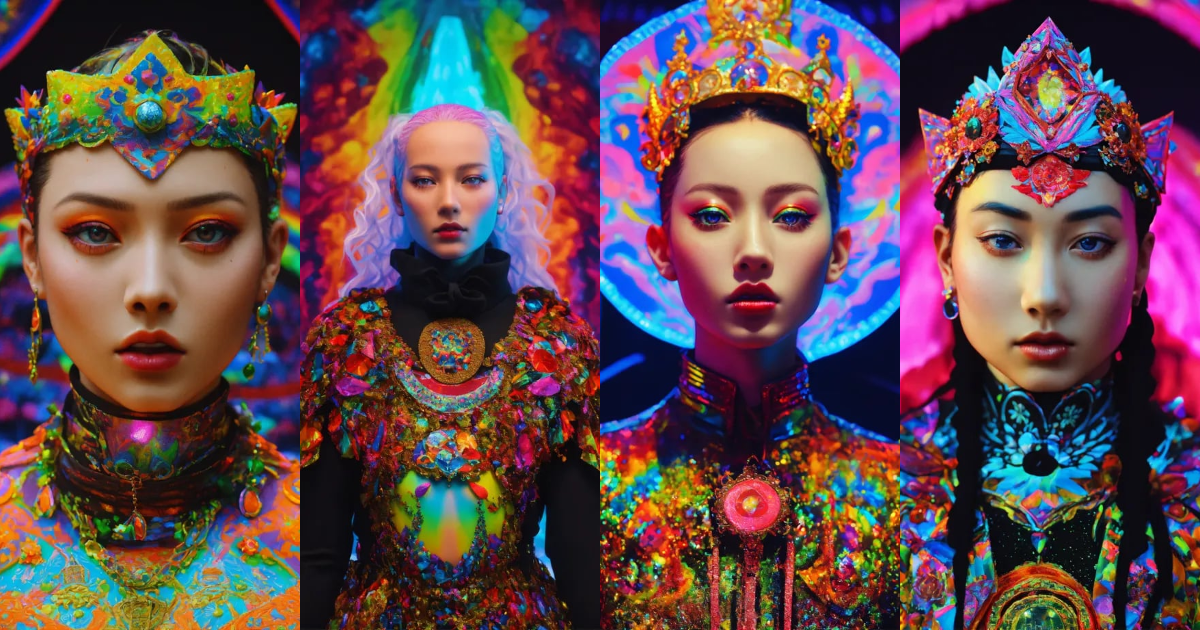 Lexica - Photorealistic 3D portrait of Gorgeous Goth emo king Karmapa ...