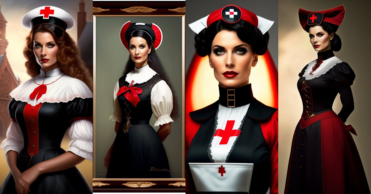 Lexica - A gothic nurse from the red cross