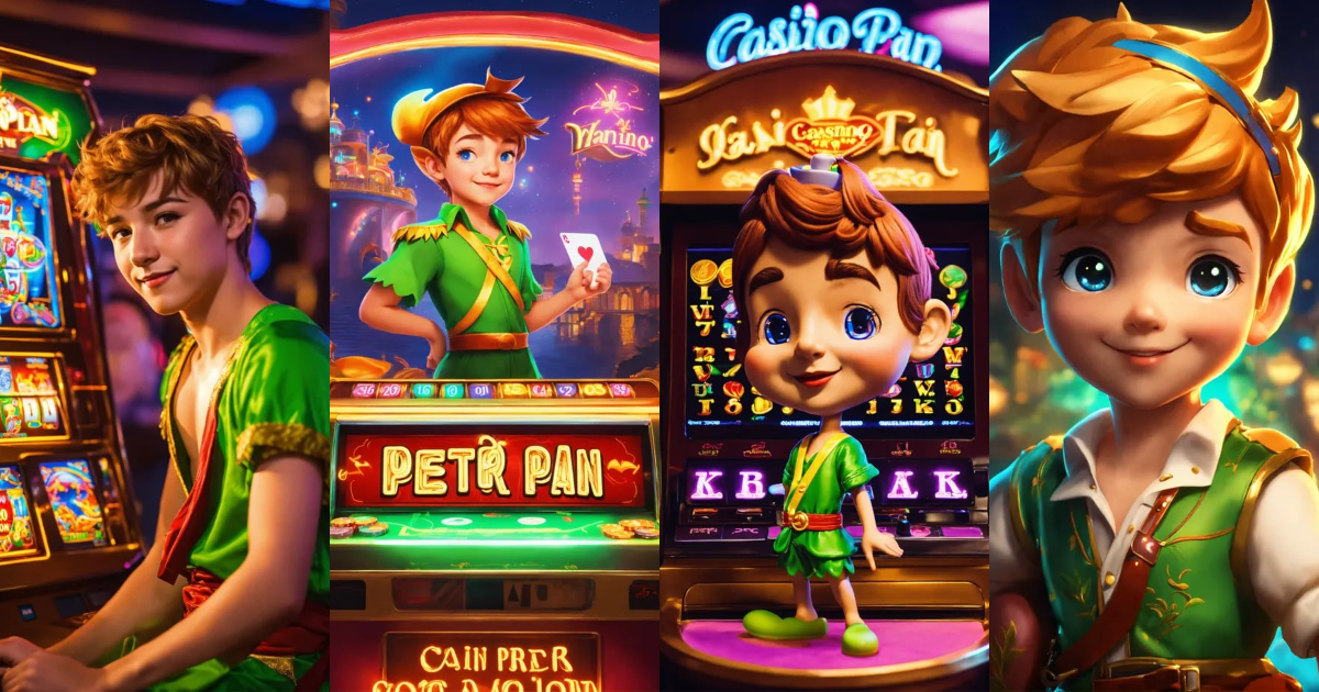 Lexica - Cutie, Q version character Peter Pan,casino slot machine with ...