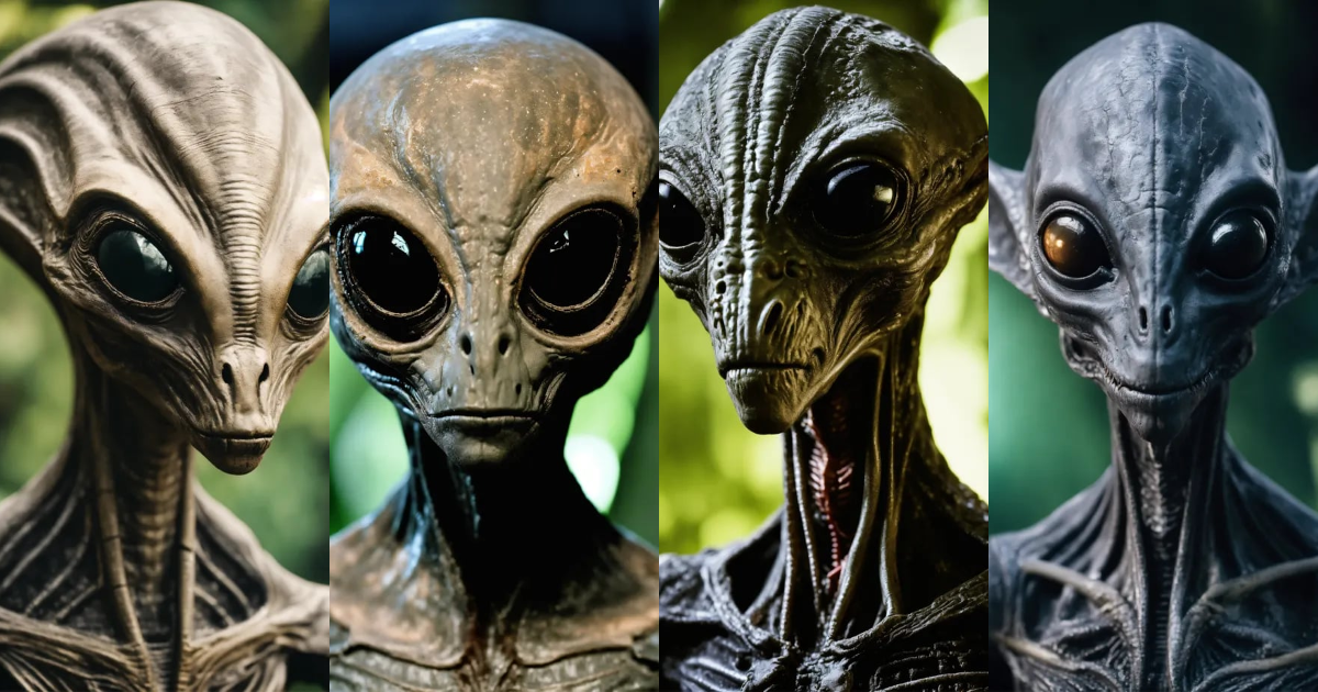 Lexica - Unknown real alien species, large head, skinny body, large ...