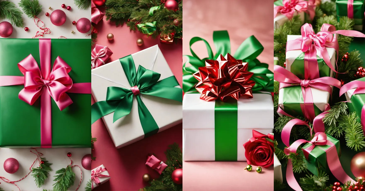 Lexica - Creating a photo-realistic image of a beautifully wrapped gift ...