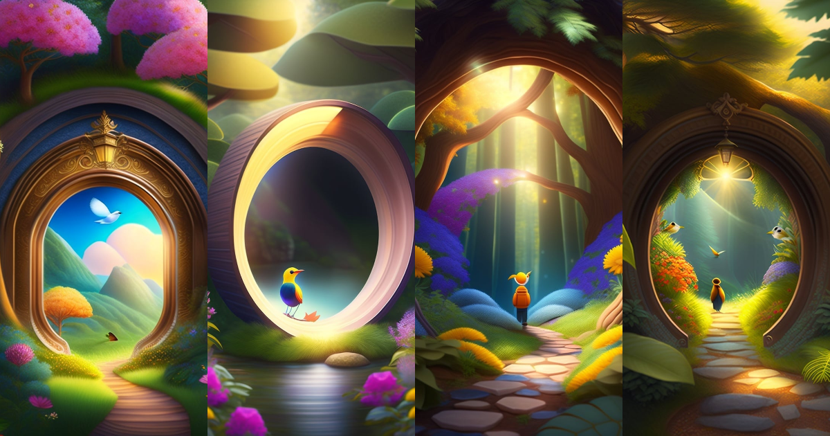 Lexica - One sunny morning, as the birds chirped merrily and the ...