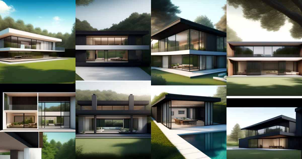 Lexica - Prompt for an architectural house with a detailed design of ...