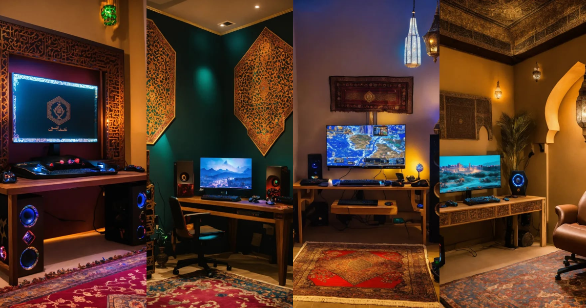 Lexica - Arabian style gaming setup