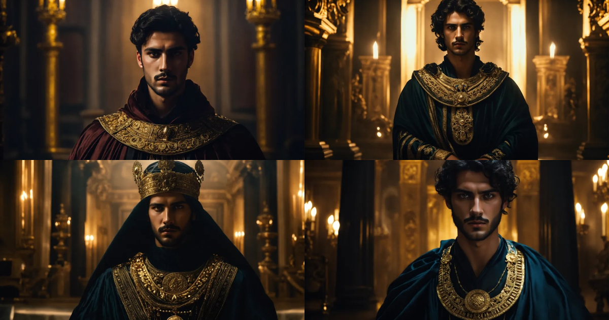 Lexica - Dark, mysterious and dramatic portrait of a young handsome ...