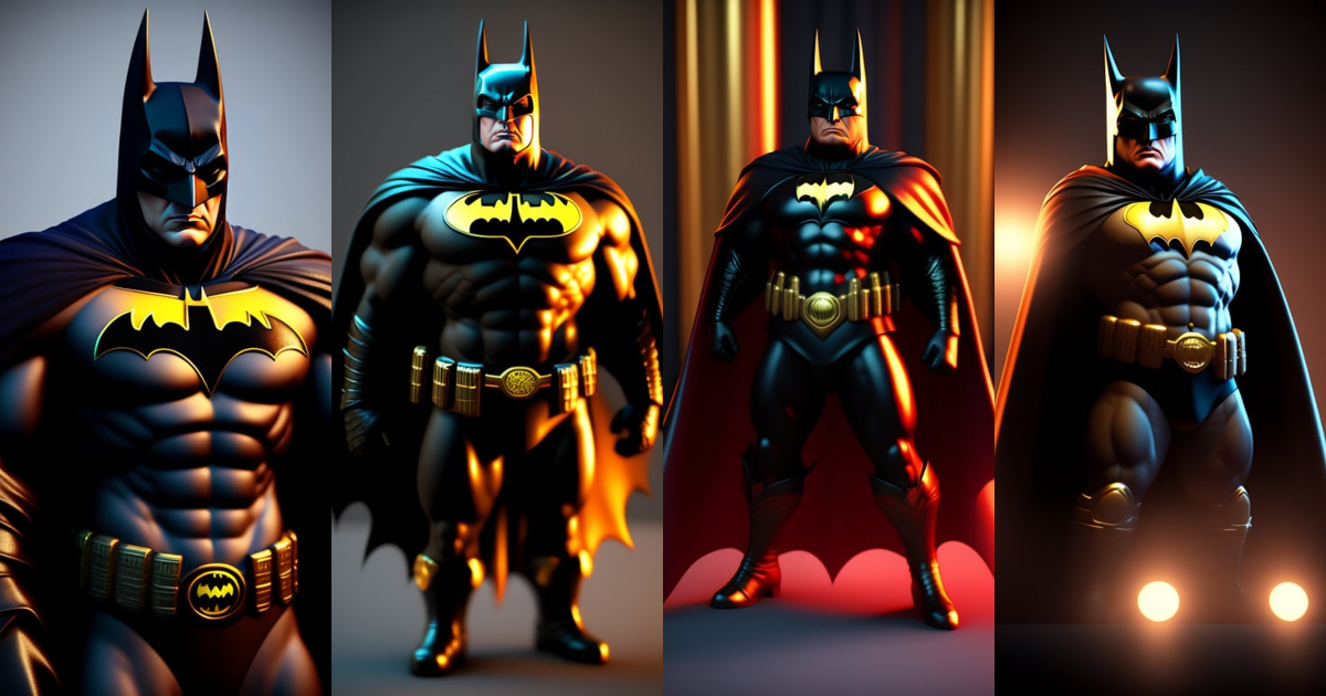 Lexica - Donald trump as Batman 3ds max hyper realistic cell shaded ...