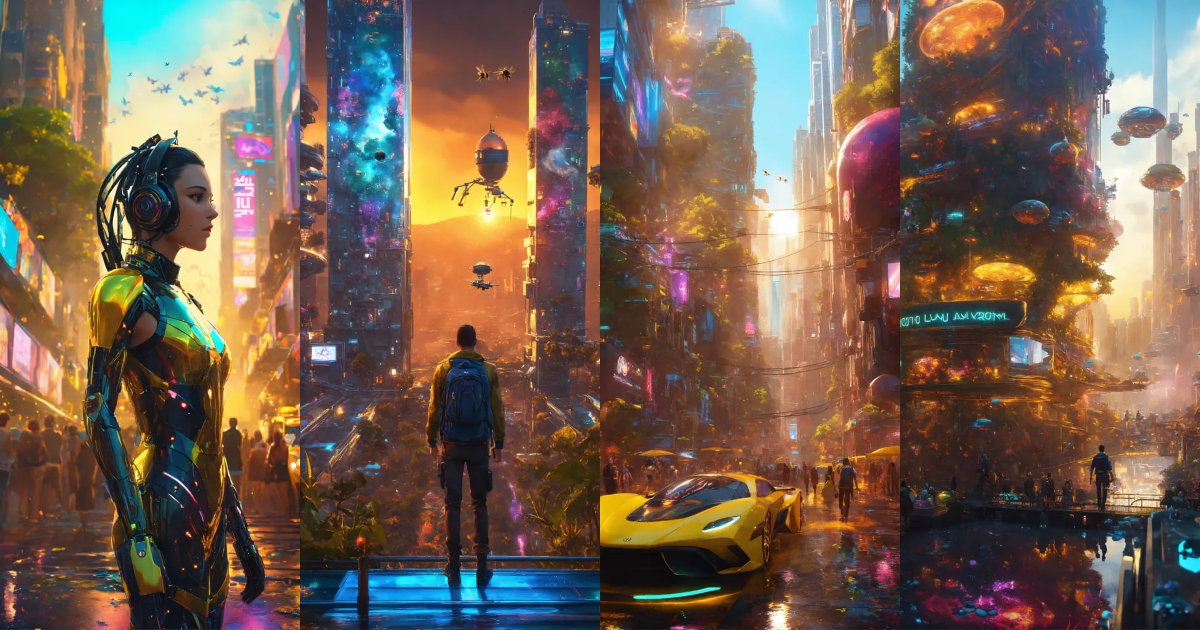 Lexica - Very colorful palete of Super realistic Playstation 6 vray ...