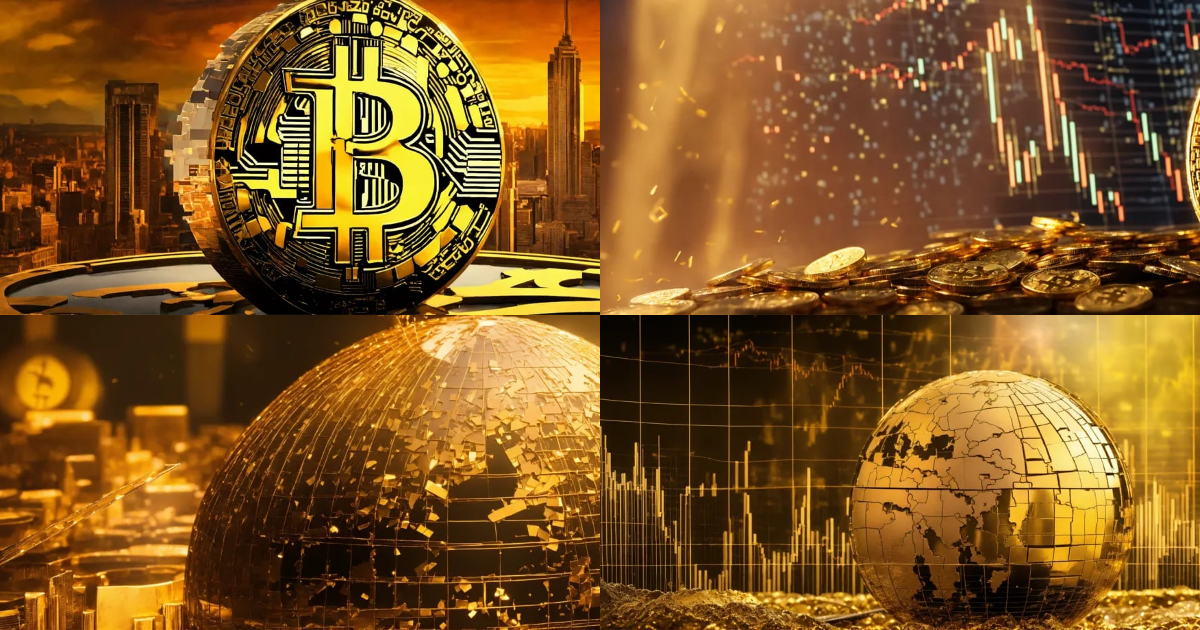 Lexica - Image of a broken financial system symbolized by a cracked ...