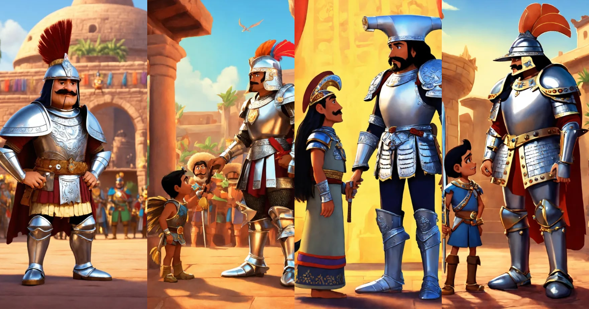 Lexica - Pixar animation of a Sanish conquistador in silver armor ...