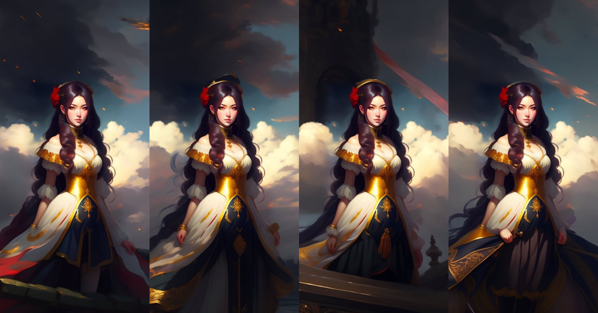 Lexica - Baroque oil painting anime key visual full body portrait ...