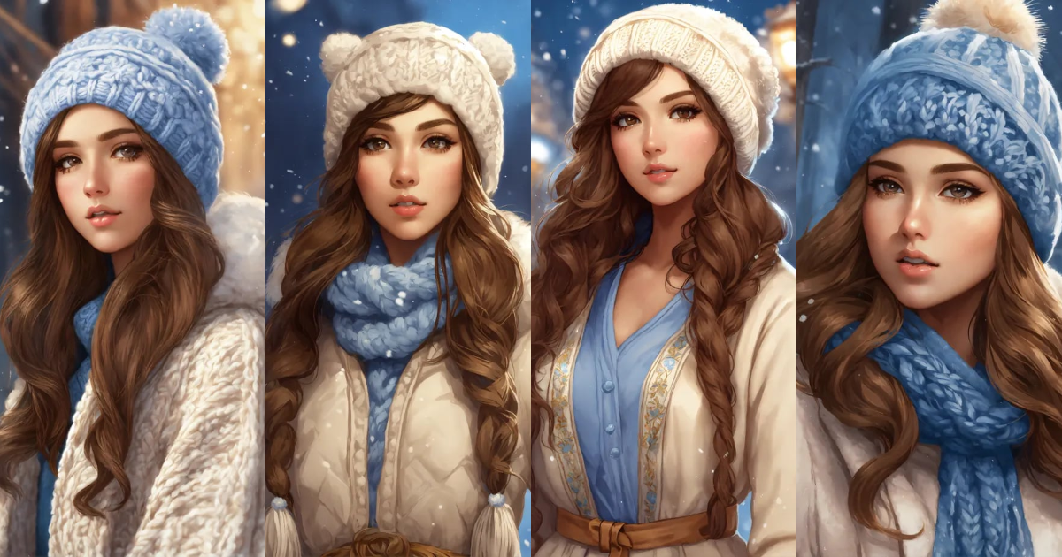 Lexica - Lushill style, a beautiful woman full body, long brown hair ...