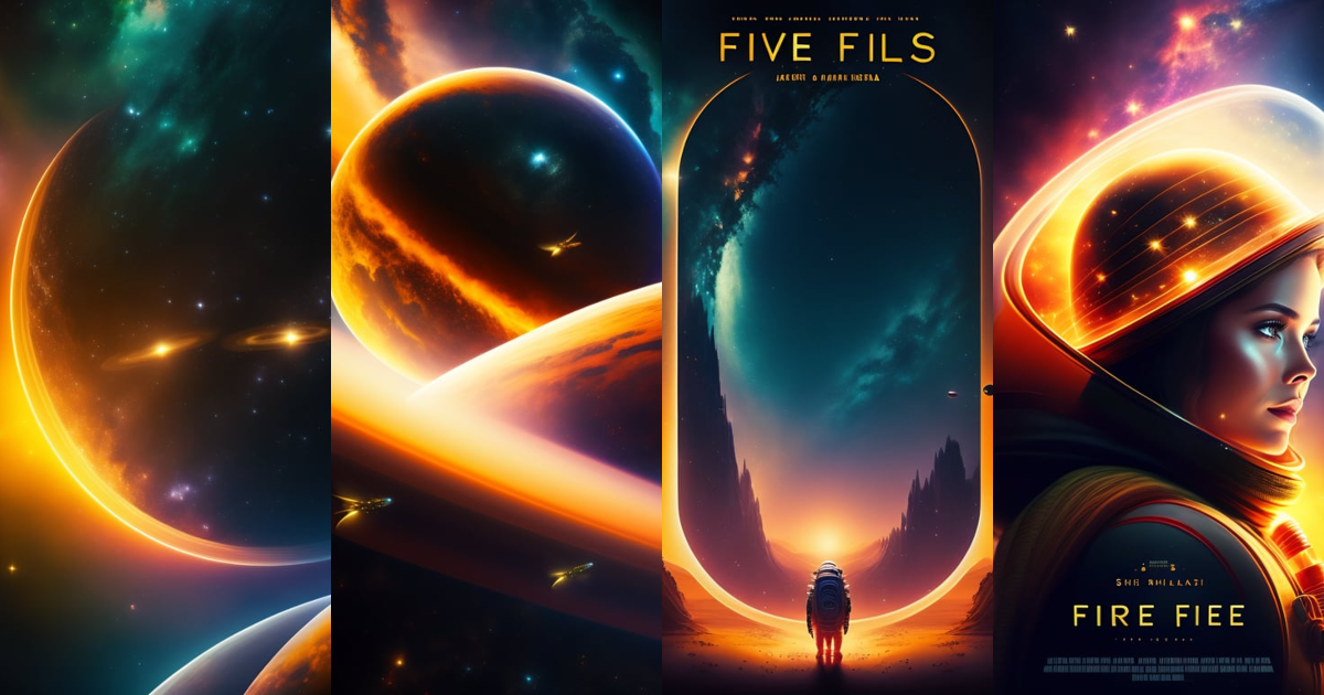 Lexica - Five fireflies hive mind traveling through space, the movie