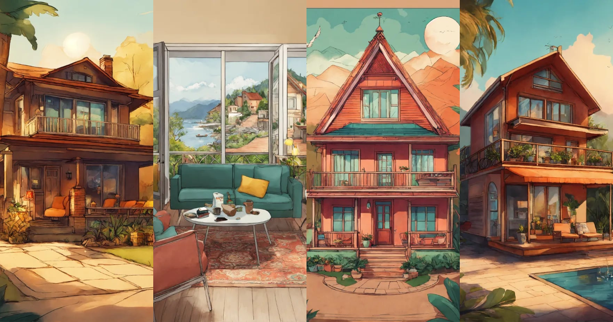 Lexica - Create an illustration for a short-term rental tatoon